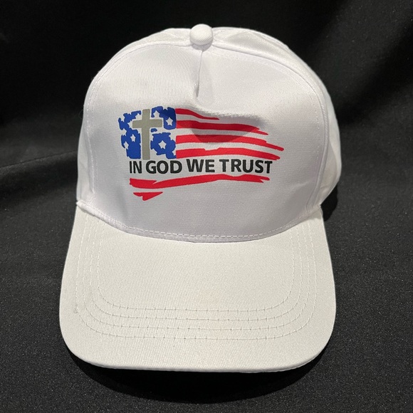 Accessories | In God We Trust Trucker Hat Snapback Cap American Flag Patriotic White Casual ...